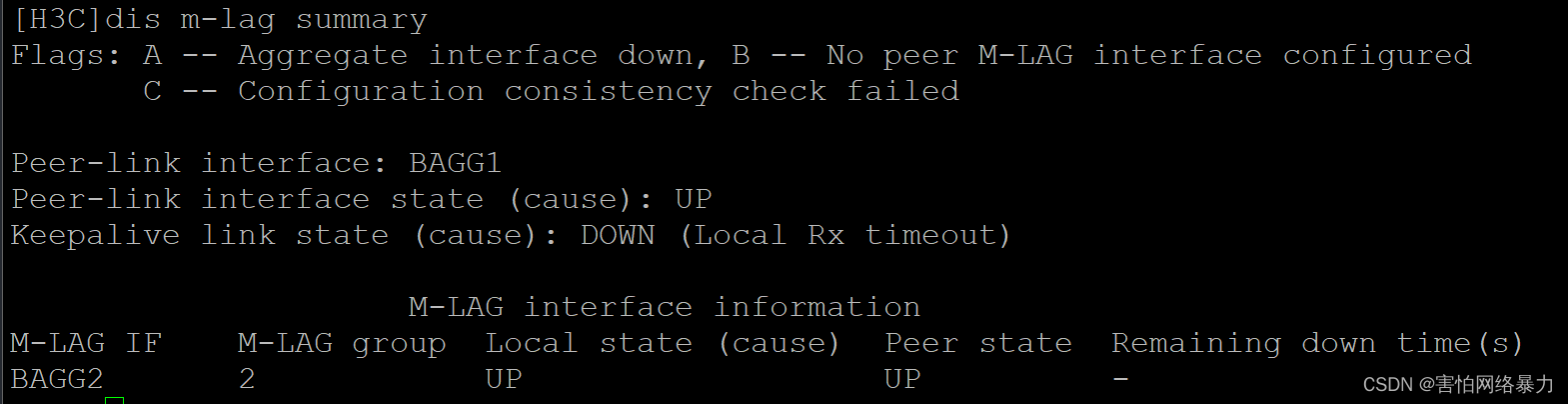华三M-lag典型配置_华三mlag配置案例-CSDN博客