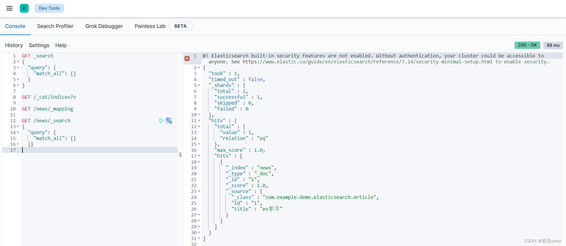 springboot整合elasticsearch_elasticsearchresttemplate被弃用的原因-CSDN博客