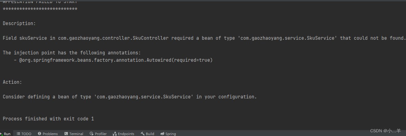 The injection point has the following annotations: - @org.springframework.beans.factory.annotati ...