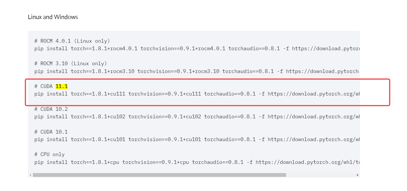 【pytorch】torch1 8 1安装、查看torch版本、gpu是否可用 Pytorch和gpu版本查询 Csdn博客