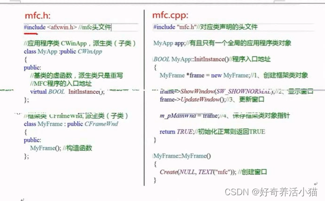 MFC_C++01-window简单名词解析，创建底层窗口WinMain函数，利用MFC创建窗口，Windows字符集介绍_c++ winmain-CSDN博客