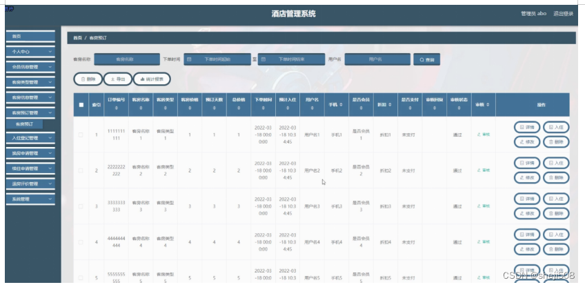 Python Django毕业设计酒店管理系统（程序lw基林计算机毕设程序的博客 Csdn博客 