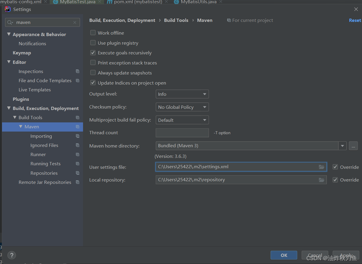 Mybatis项目中pomxml的maven库配置文件报错orgkdmybatis Tool Boxjar10 M1在pomxml文件报错 Csdn博客
