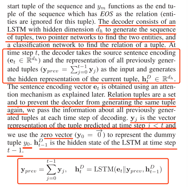 文献学习02-Effective Modeling of Encoder-Decoder Architcture for Joint Entity and Relation ...