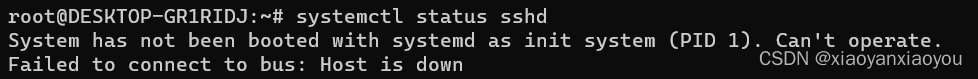 解决system Has Not Been Booted With Systemd As Init System Pid 1 的一种途径 Csdn博客