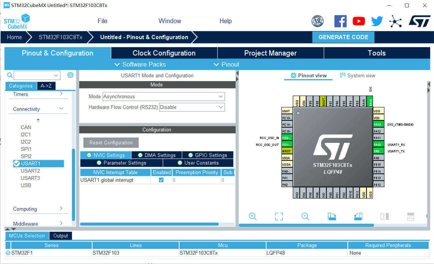 STM32中断与DMA通信编程_stm32dma中断处理函数-CSDN博客