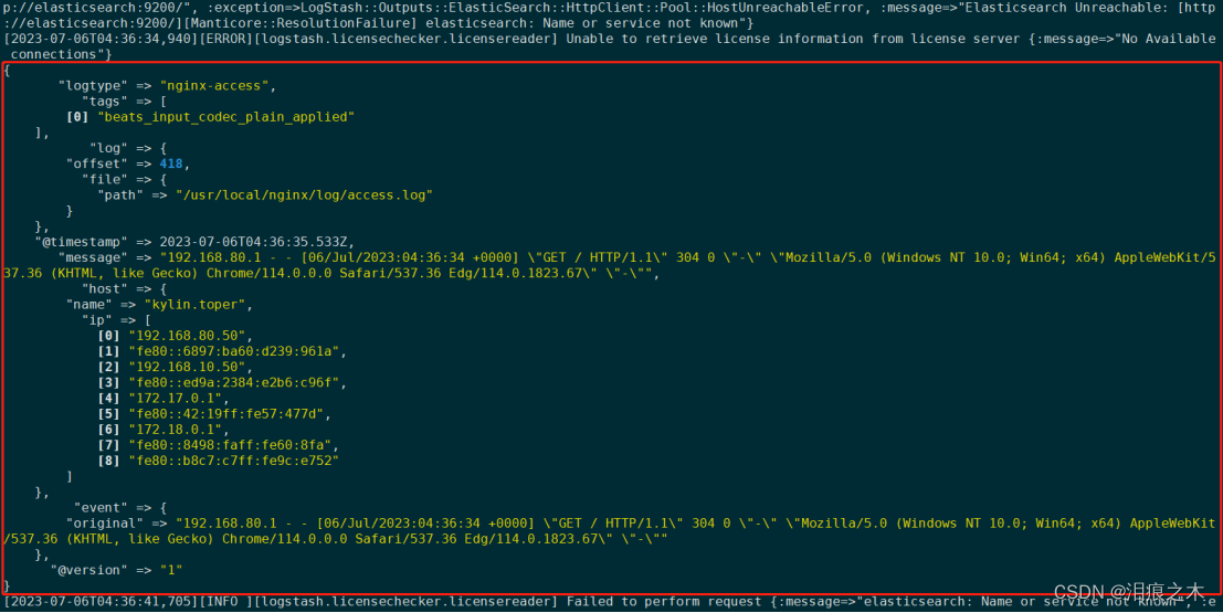 Docker部署ELK 8.8.2（4）-logstash部署和使用_logstash docker 版本-CSDN博客