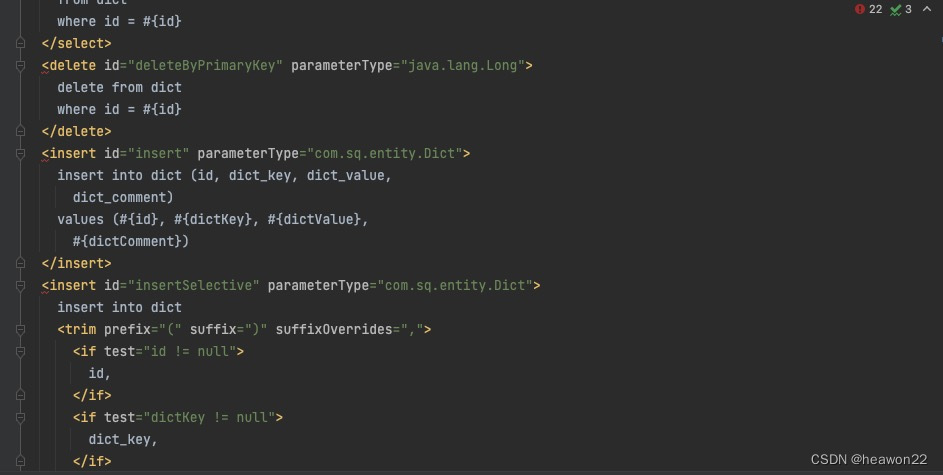mybatis-generator 自动生成xml mapper文件.自定义扩展插件.支持insertSelective模式_mybatis generator 生成的接口 ...