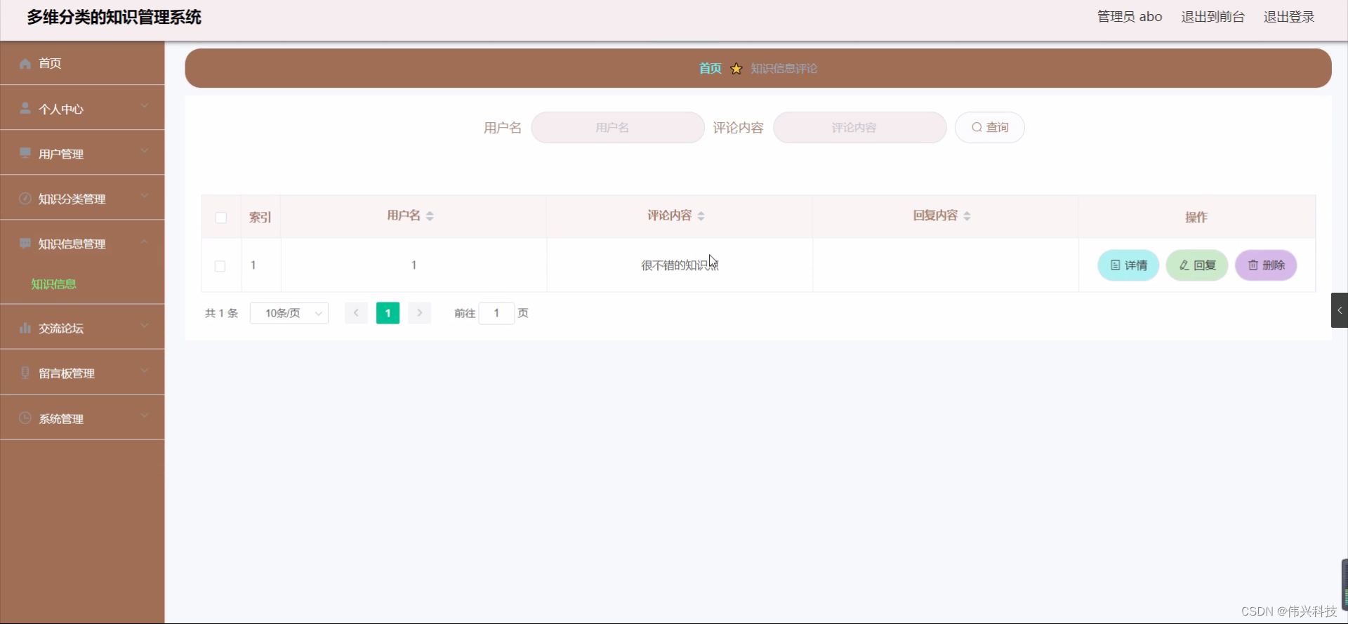 Java毕设项目多维分类的知识管理系统(javavuemybatismavenmysql)基于多维分类的知识管理系统 Csdn博客