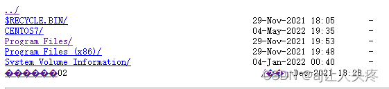 linux 或 windows下nginx文件服务器中文乱码问题已解决 failed (1113: No mapping for the Unicode character exists in ...