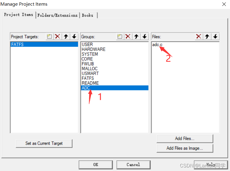 keil编译报错 Error: L6218E: Undefined symbol ADC_Cmd (referred from adc.o)._keil编写出现错误referred from ...