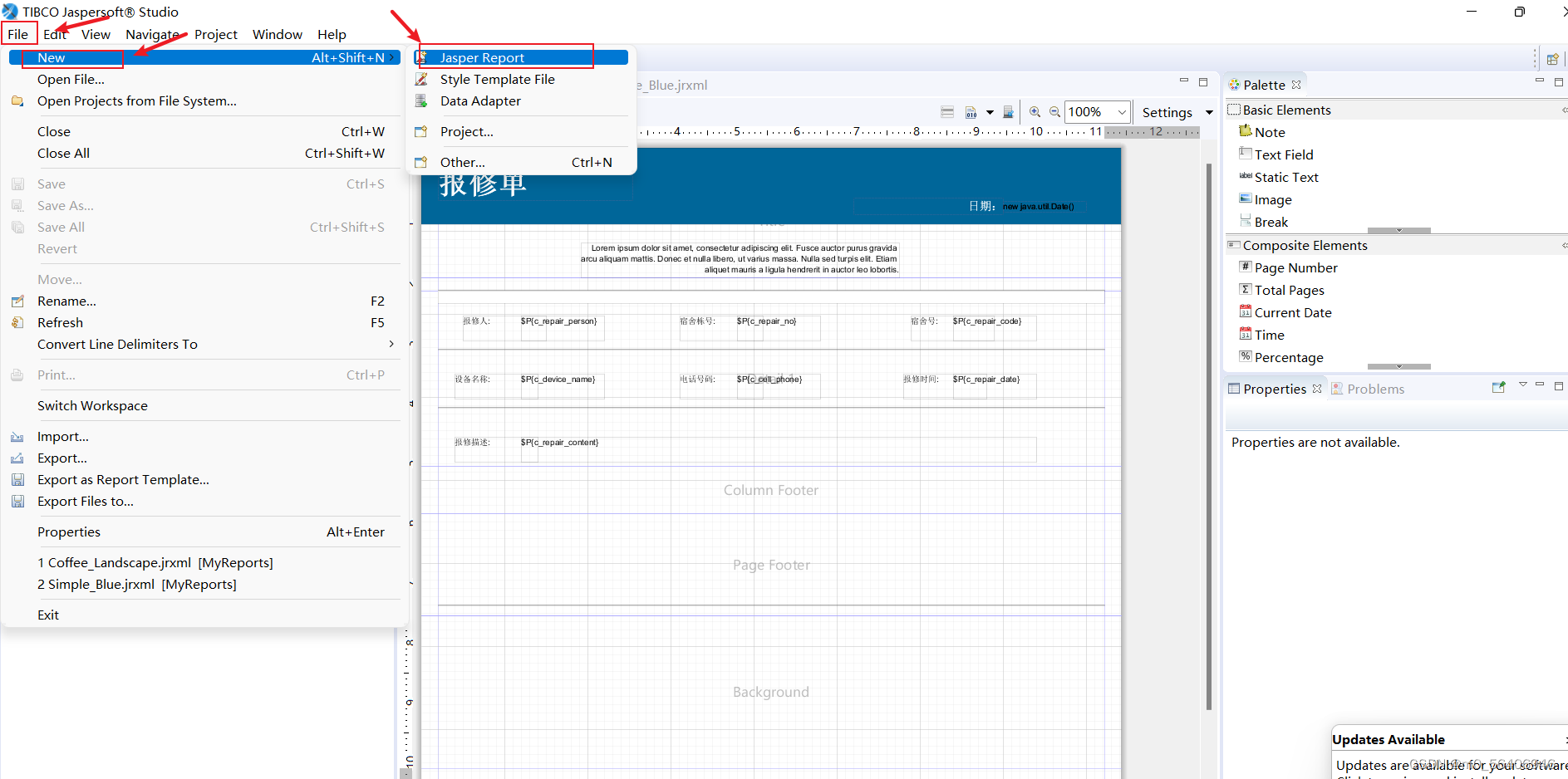 使用jaspersoft工具与Springboot实现生成pdf文件_jasper导入pdf-CSDN博客