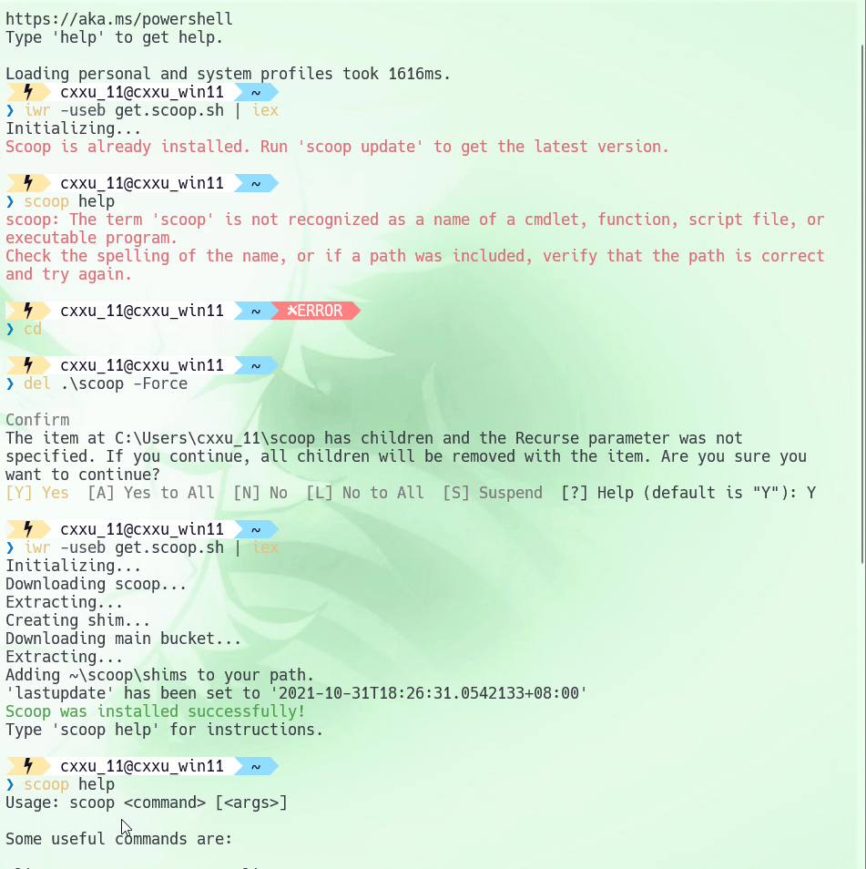 powershell_scoop安装失败的解决方案_xuchaoxin1375的博客-CSDN博客