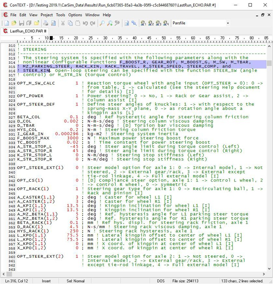 CarSim仿真快速入门(十八)-转向系统(1)_线控转向在carsim中怎么设置-CSDN博客