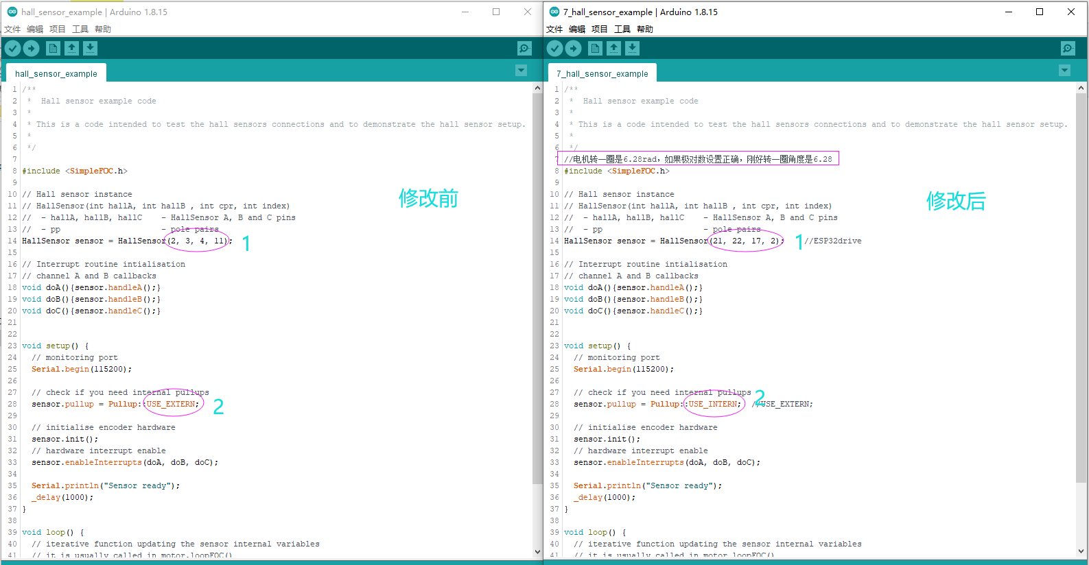SimpleFOC之ESP32（七）—— 霍尔电机_霍尔电机位置控制-CSDN博客