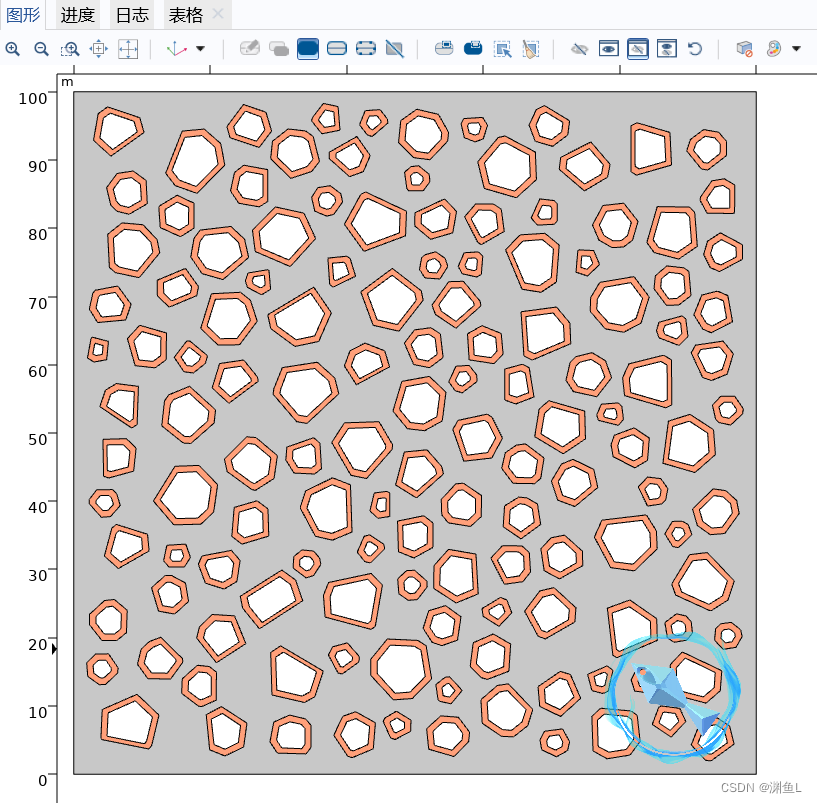 COMSOL随机多边形骨料及界面过渡区ITZ建模 混凝土细观2D_comsol随机骨料-CSDN博客