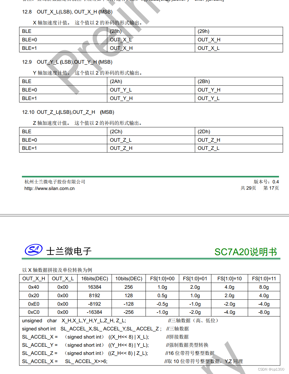 SC7A20 三轴加速度传感器 驱动_sc7a20驱动代码-CSDN博客