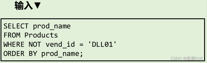 Sql必知必会（第四版） 5高级数据过滤（where And Or In Notsql Where Not Csdn博客 