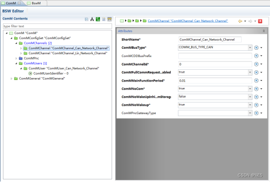 【AUTOSAR】 项目和代码详解（十）----AUTOSAR ComM 配置_pnc nm request-CSDN博客