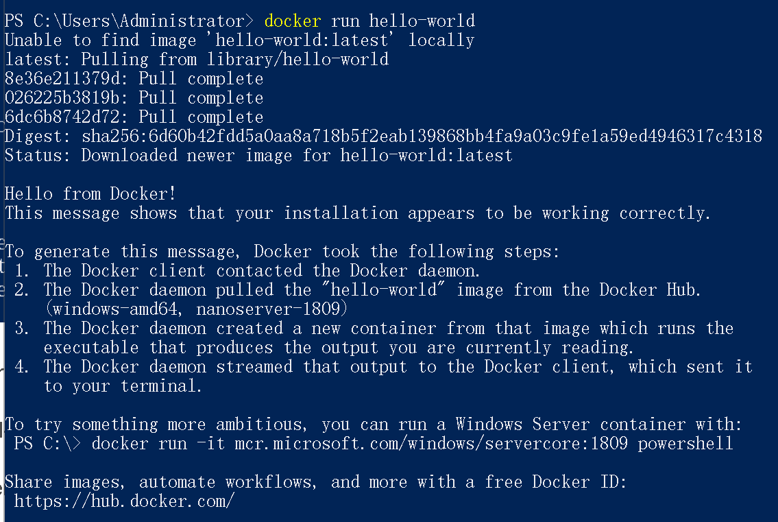 windows server2019安装docker引擎（二）_docker ee on windows server 2019-CSDN博客