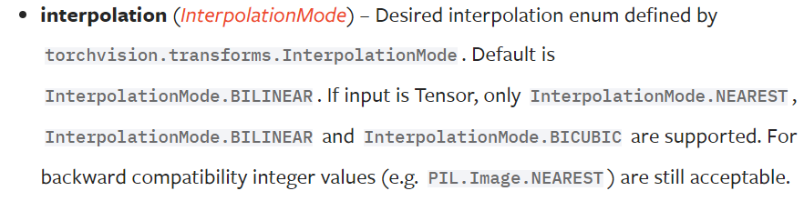 [Pytorch]关于torchvision.transforms.resize采样时更换插值方式——class InterpolationMode_torchvision库0.14中没有 ...