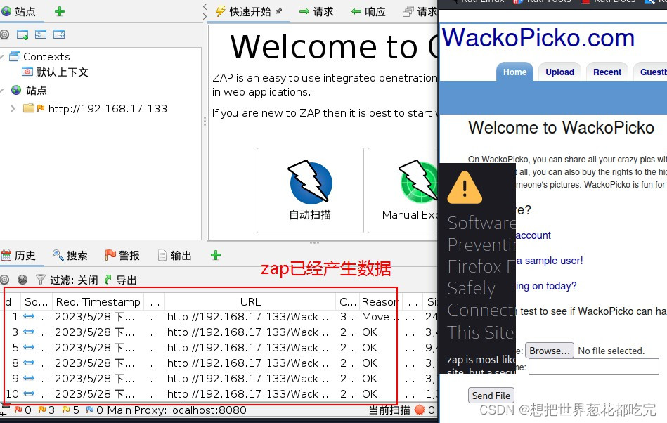 使用ZAP寻找敏感文件和目录-CSDN博客