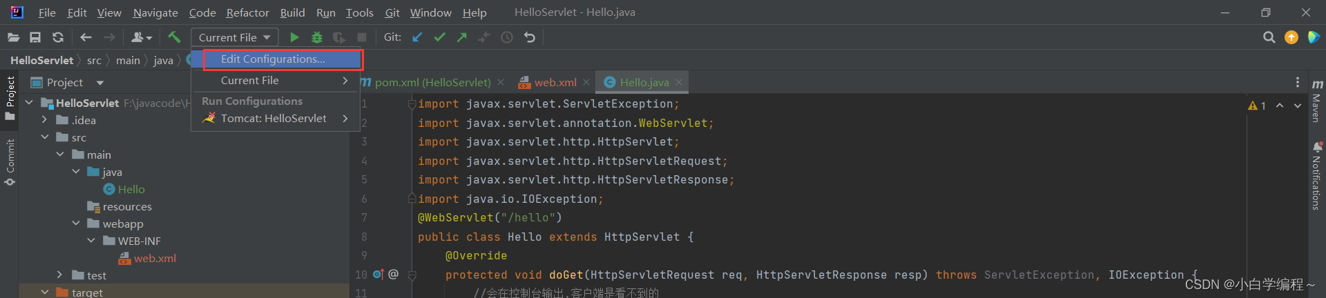 【JavaWeb】Tomcat的配置与初识Servlet_javawebtomcat怎么配置-CSDN博客