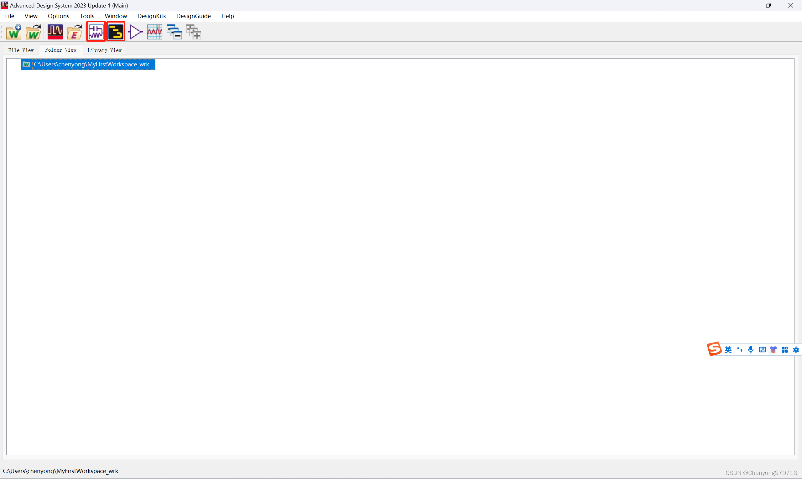 ADS2023:Tutorial-1_Workspace,Library and Cell-CSDN博客
