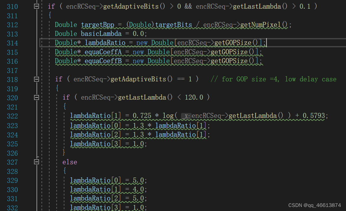 HEVC码率控制3 TEncRCGOP_如何计算gop中每帧的比特数-CSDN博客