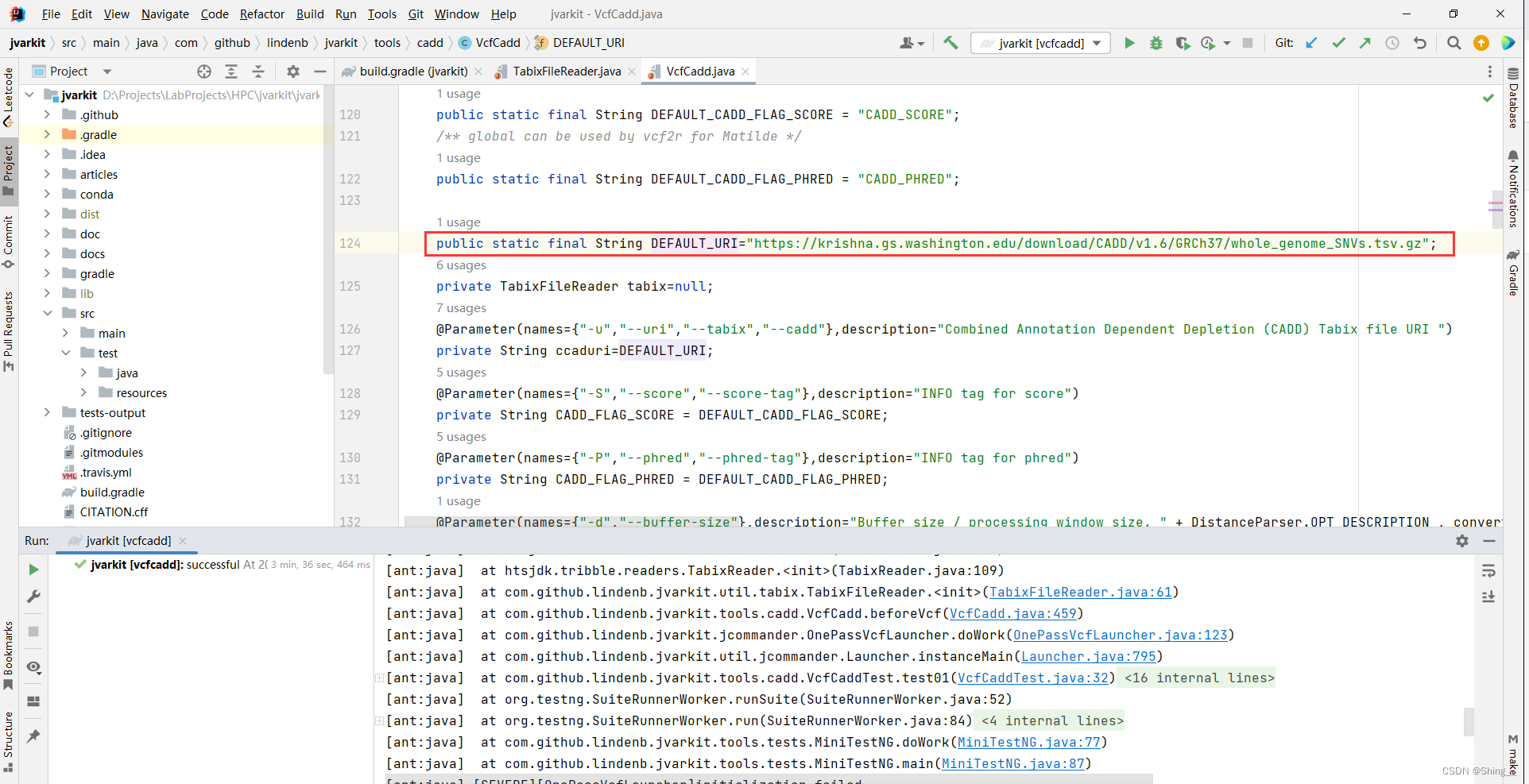 jvarkit包问题反馈：构建成功，部分方法测试失败第4类错误分析_info [ser-tms-tm-jike,,,] 96587 --- [nio-9765-exec-CSDN博客