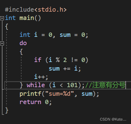 用三种for循环，while循环，do-while循环写1到100的奇数和_分别用while、do..while和for 三种循环语句计算1~100中所有奇数的总和。-CSDN博客