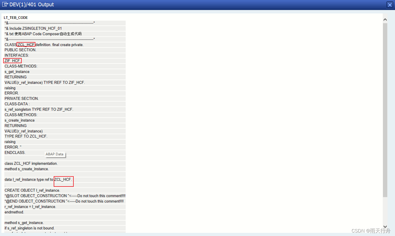 SAP ABAP代码自动生成demo_sap code composer template-CSDN博客