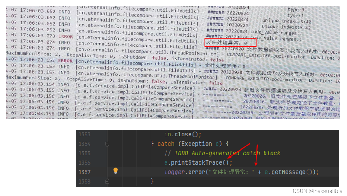 Java 异常中日志处理 】异常信息应该包括两类信息 案发现场信息和异常堆栈信息。如果不处理 那么通过关 Csdn博客