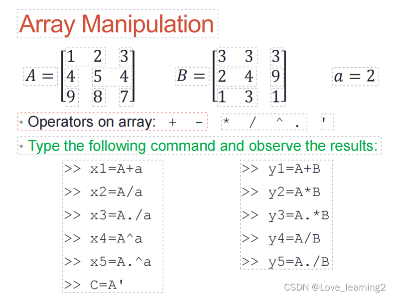 Matlab 第一节 基本操作与矩阵输入_matlab中矩阵输入未知量-CSDN博客