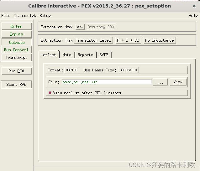 virtuoso使用hspice仿真器进行前后仿真、PEX_virtuoso怎么后仿-CSDN博客