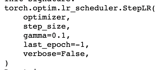 Torchoptimlrschedulersteplr参数解析 Csdn博客 