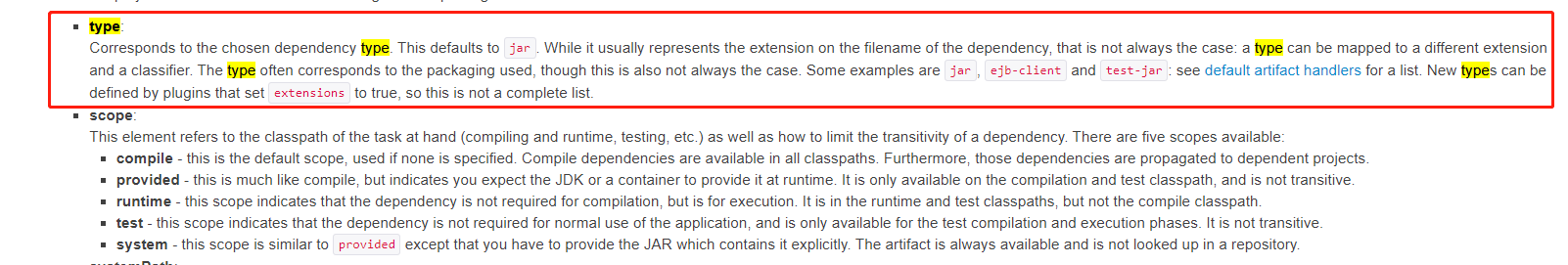 maven依赖中如何理解＜type＞pom/jar/..＜/type＞、＜scope＞compile/import...＜/scope＞等?_maven type pom-CSDN博客
