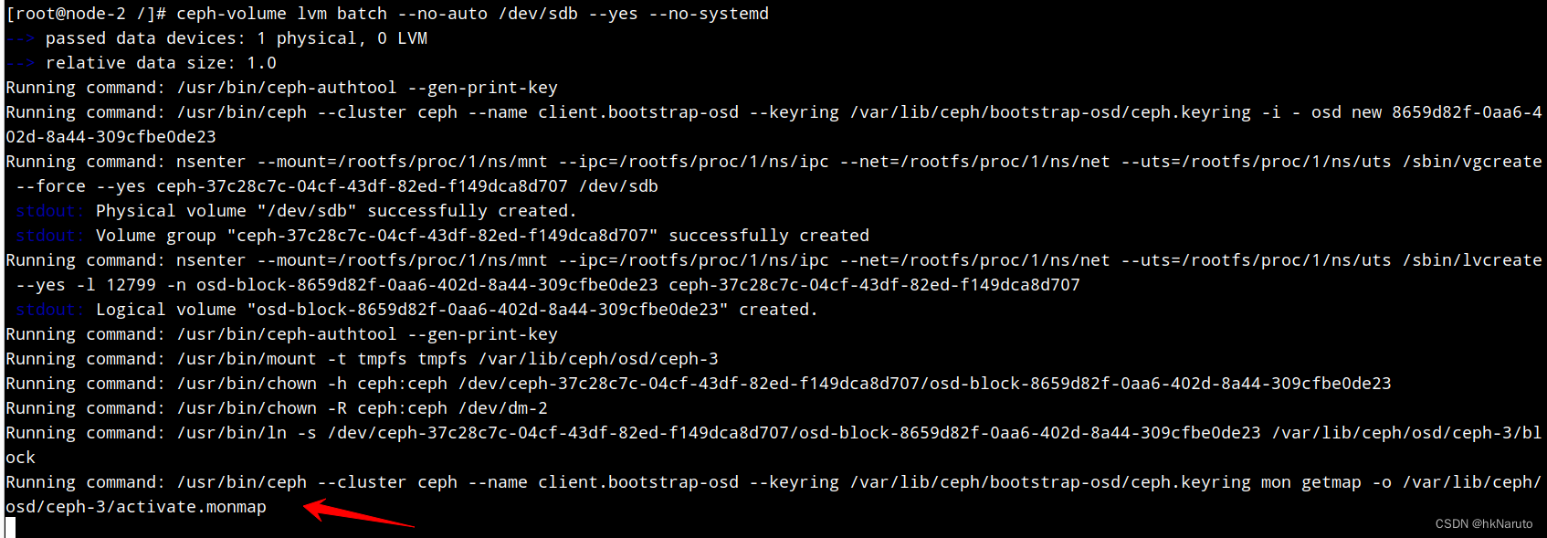 openEuler 22.03 LTS x86_64 cephadm 部署ceph16.2.14【3】添加osd失败 Created no osd(s) on host already ...