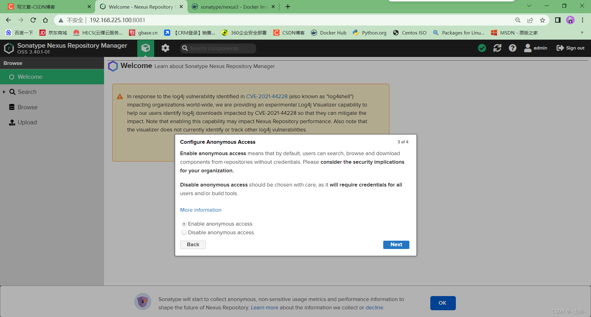 Docker Docker Compose部署安装nexus 山海 的博客 Csdn博客 Docker Compose 部署nexus