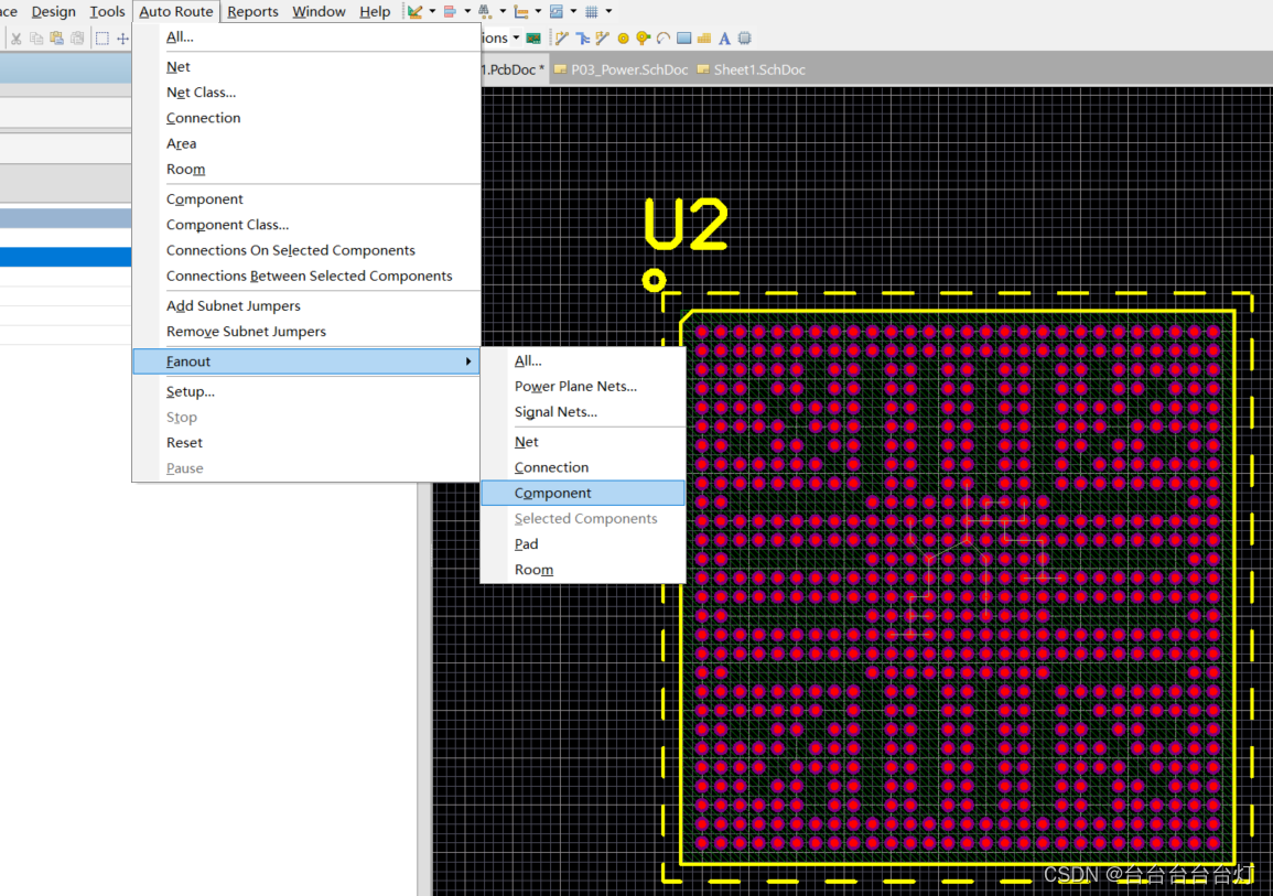 Altium BGA封装扇出方法——RK3568 MCU和DDR芯片为例_rk3568的扇出过孔-CSDN博客
