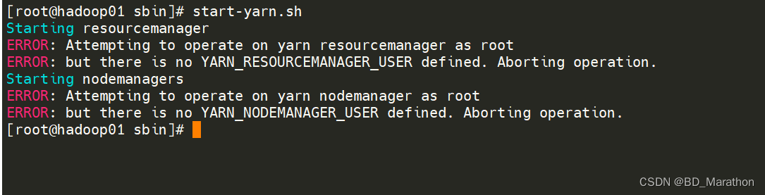 ERROR:Attempting to operate on hdfs namenode as root-CSDN博客