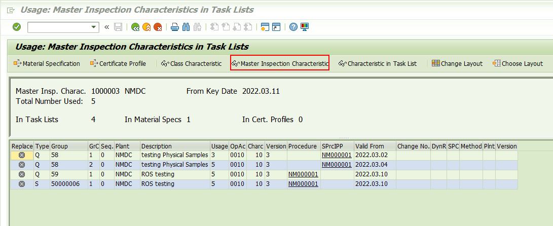 SAP QM初阶之QS26 - Where-Used List for Master Insp. Characteristic_sap itemwhereused-CSDN博客