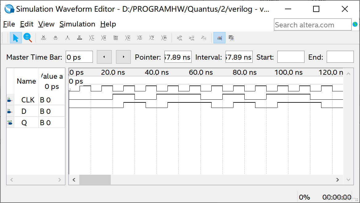 从零开始在Quantus lite 18.1设计D触发器并仿真验证_quartuslite-CSDN博客