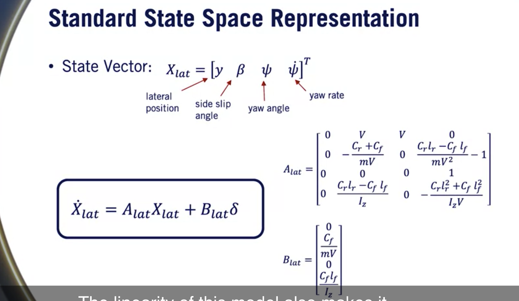 自动驾驶 4-5 自行车模型的横向动力学 Lateral Dynamics of Bicycle Model_road inclination ...