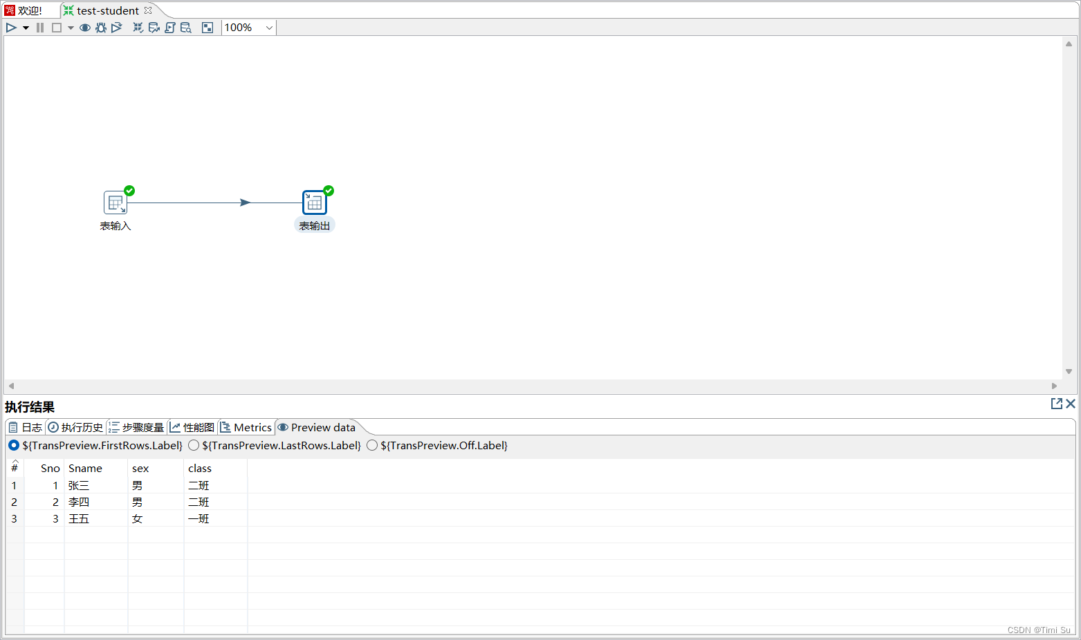 kettle的连接与使用——从SQL sever中抽取数据至MYSQL_kettle怎么连线-CSDN博客