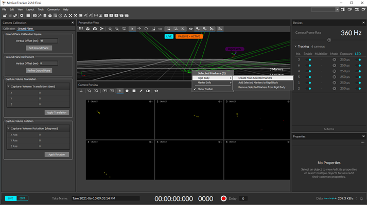 OptiTrack」搭建动作视觉运动捕捉系统教程_optitrack动捕绿色模式-CSDN博客
