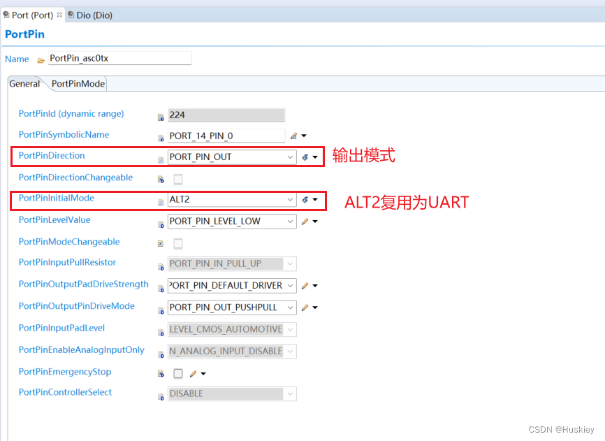 Tc397 Mcal开发记录(三):uart端口配置 Eb Tc397 Tft Csdn博客