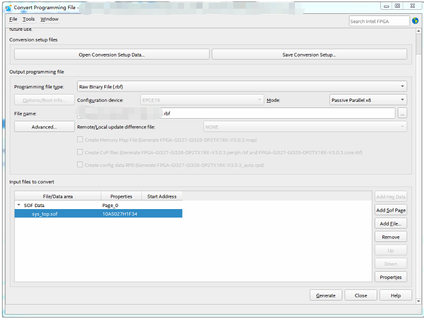 sof转rbf方法_quartus如何通过sof文件生成rbf文件-CSDN博客