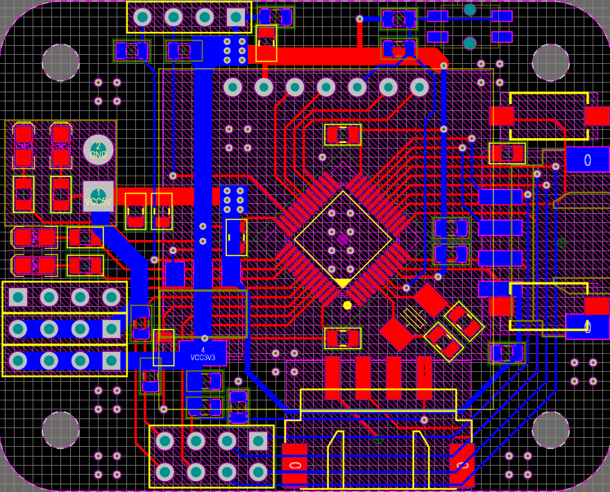 如何用AD绘制一块还算优美的PCB板_ad画完板子自查-CSDN博客